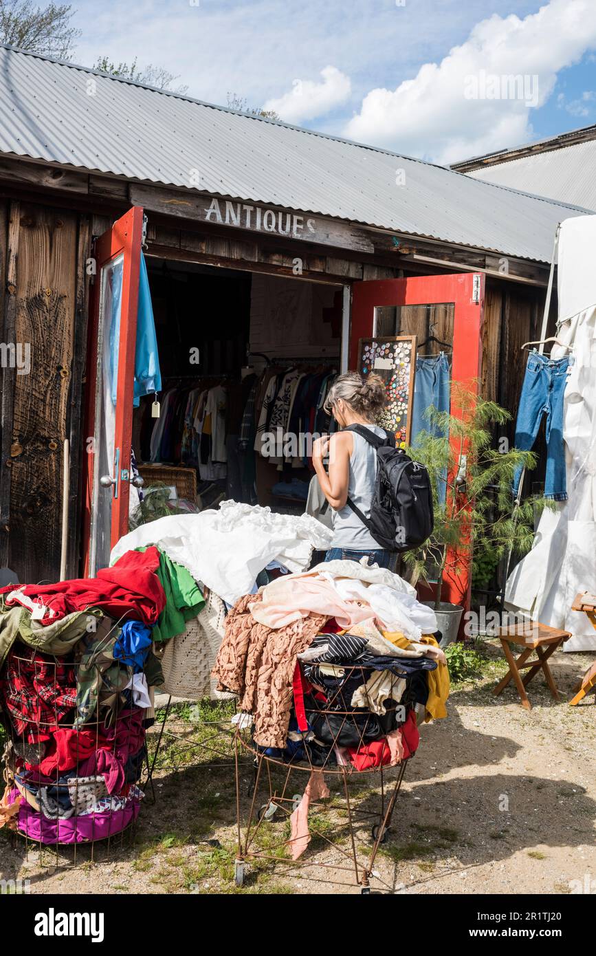 Brimfield, Massachusetts, USA - May, 12, 2023: Brimfield Antique Fair ...