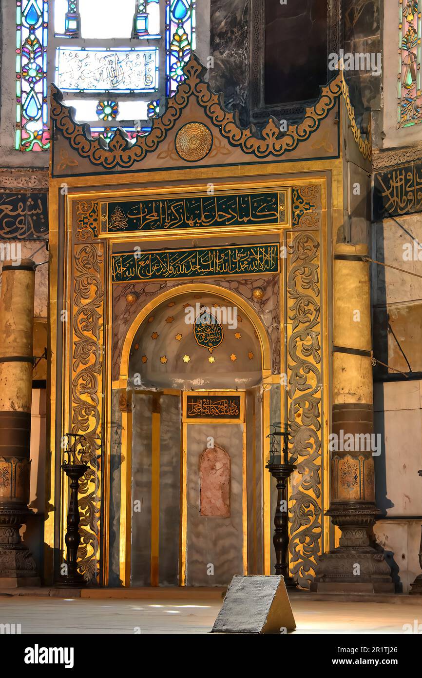 mihrab, Hagia Sophia, Ayasofya, Hagia Sophia Grand Mosque, Ayasofya ...