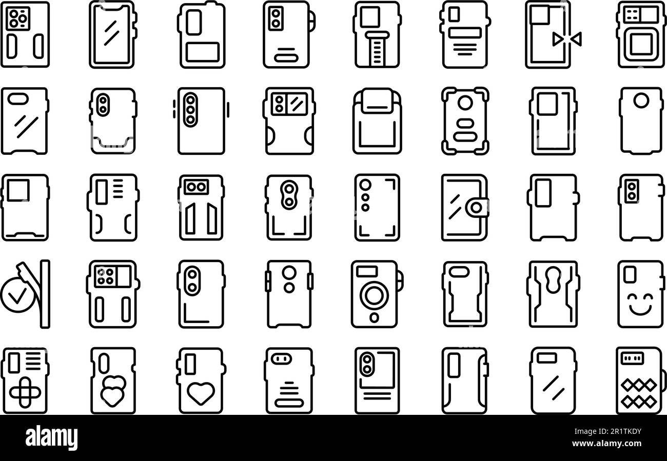 Mobile phone pouch Stock Vector Images - Alamy