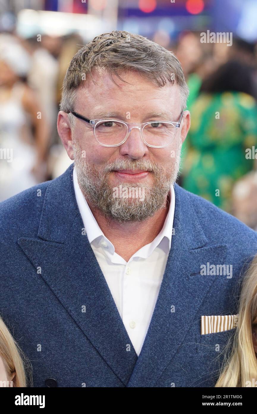 Guy Ritchie attending the UK Premiere of the live action re-imagining ...