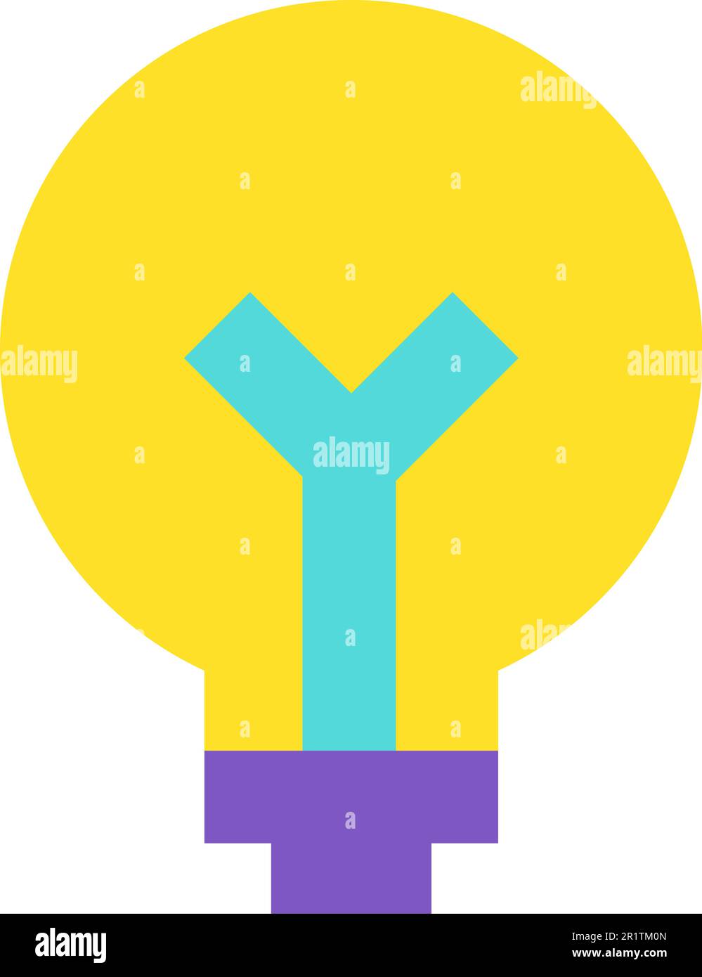 Design Creative Abstract Electric Lightbulb Icon. Symbol of Intelligent ...