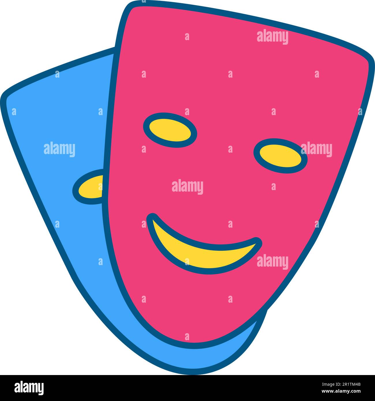 Traditional Comedy Tragedy Theatre Masks