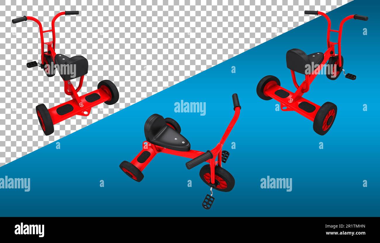 Sets of kids bike for element concept happy bicycle day Stock Photo - Alamy