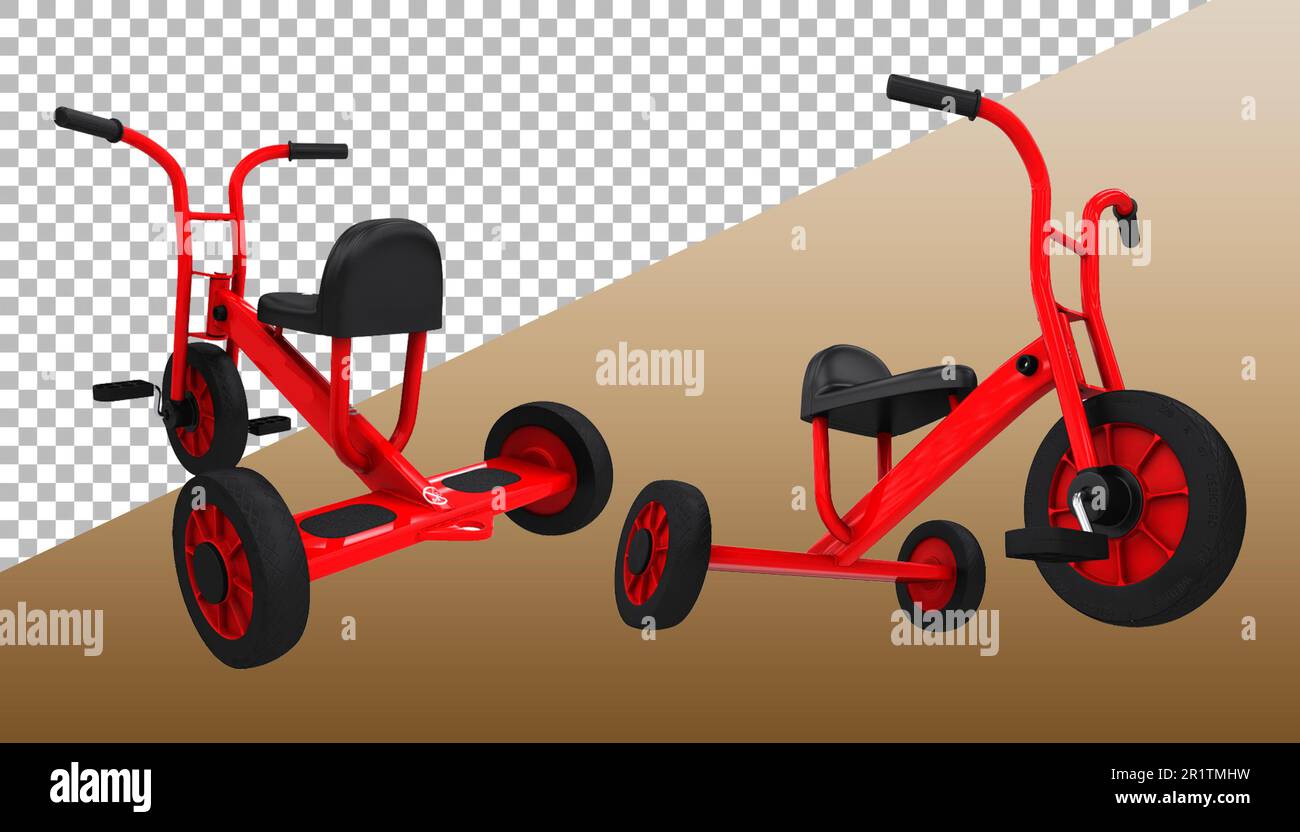 Sets of kids bike for element concept happy bicycle day Stock Photo - Alamy