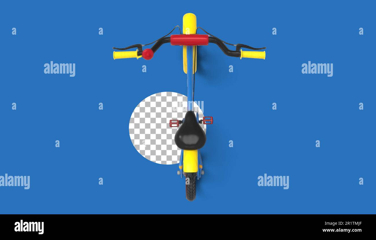 Kids bike for element concept happy bicycle day Stock Photo - Alamy