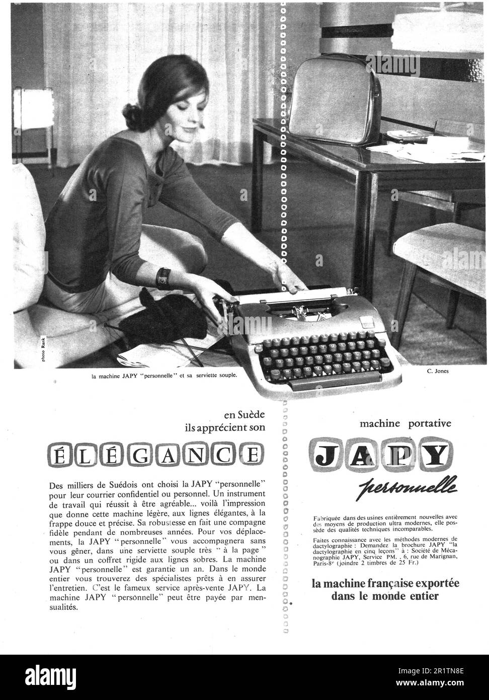 Typewriter 1950s hi-res stock photography and images - Alamy