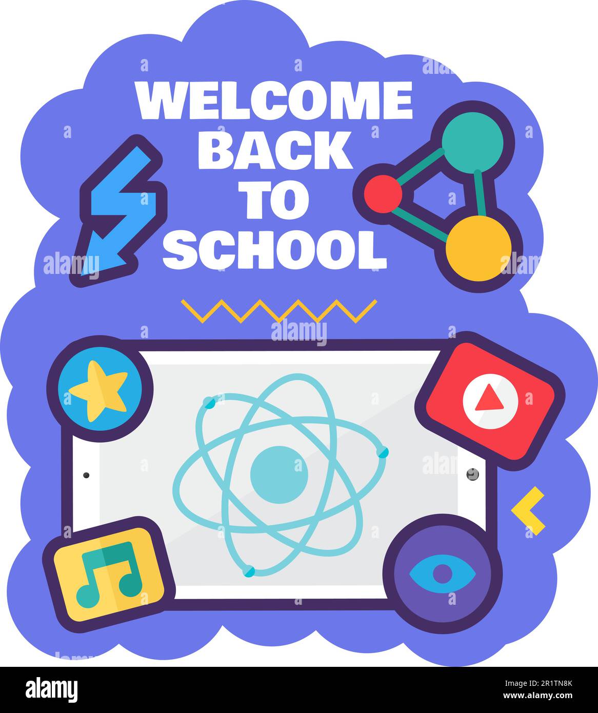 Welcome back to school sign for 1 september and education season ...