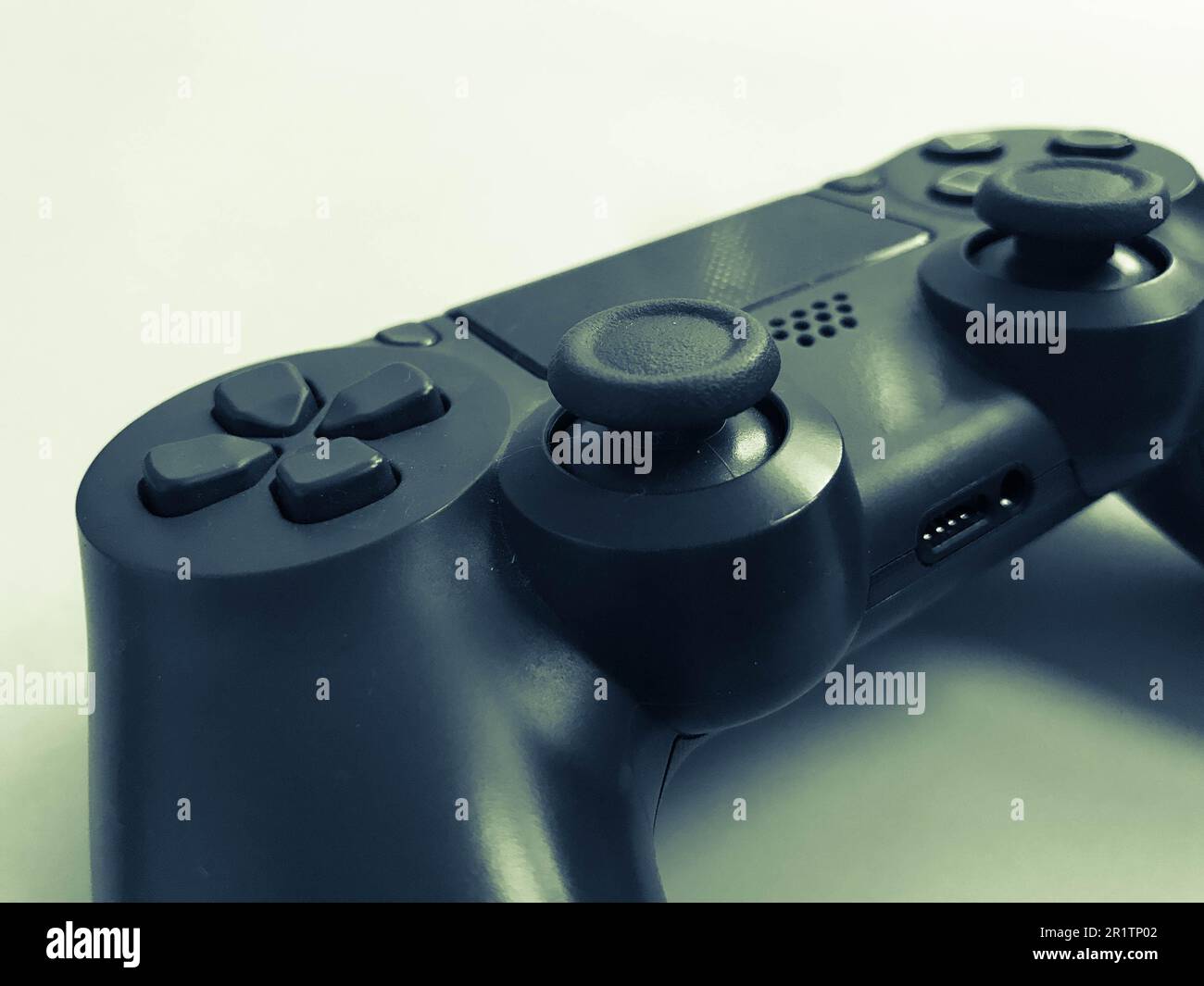 Beautiful black and white digital modern new game joystick for computer ...