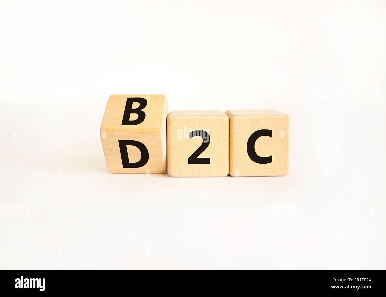 B2C or D2C symbol. Concept words B2C business to consumer D2C direct to ...