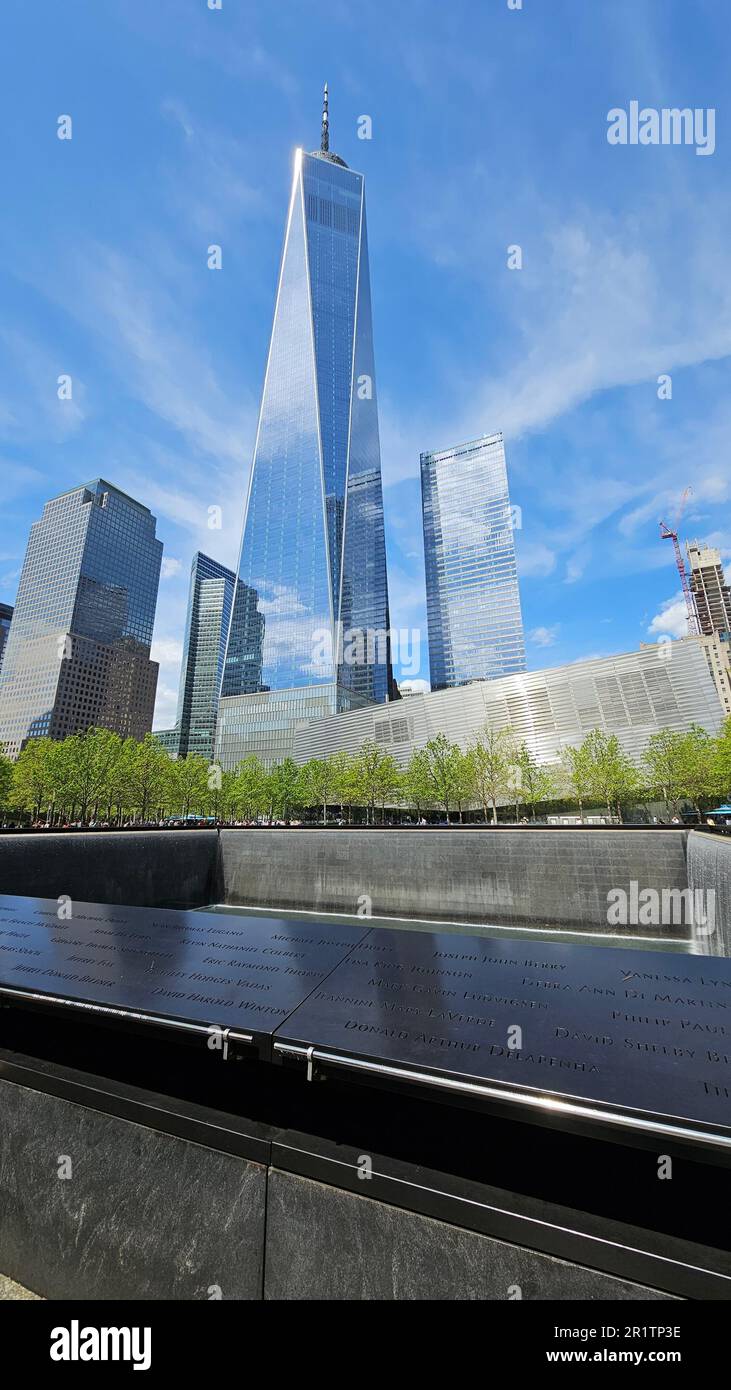 One World Trade Center and Memorial Stock Photo - Alamy