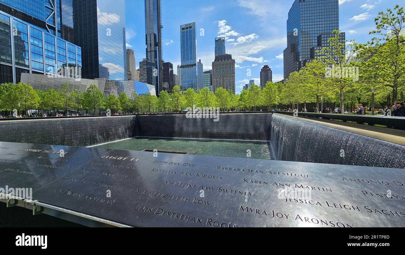 One World Trade Center and Memorial Stock Photo - Alamy