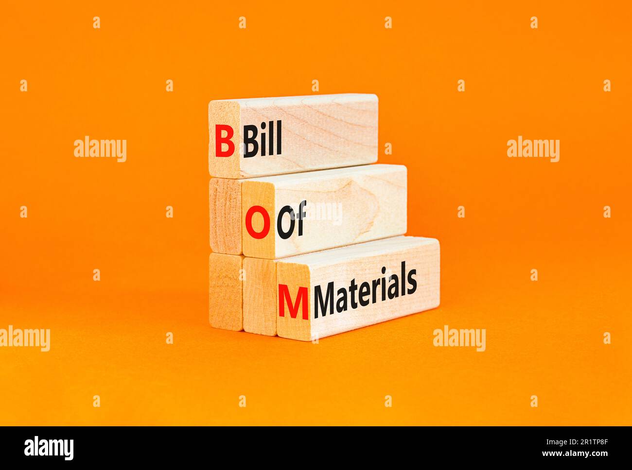 BOM bill of materials symbol. Concept words BOM bill of materials on ...