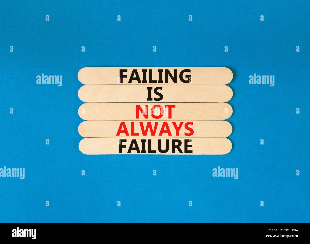 Failure or failing symbol. Concept words Failing is not always failure ...