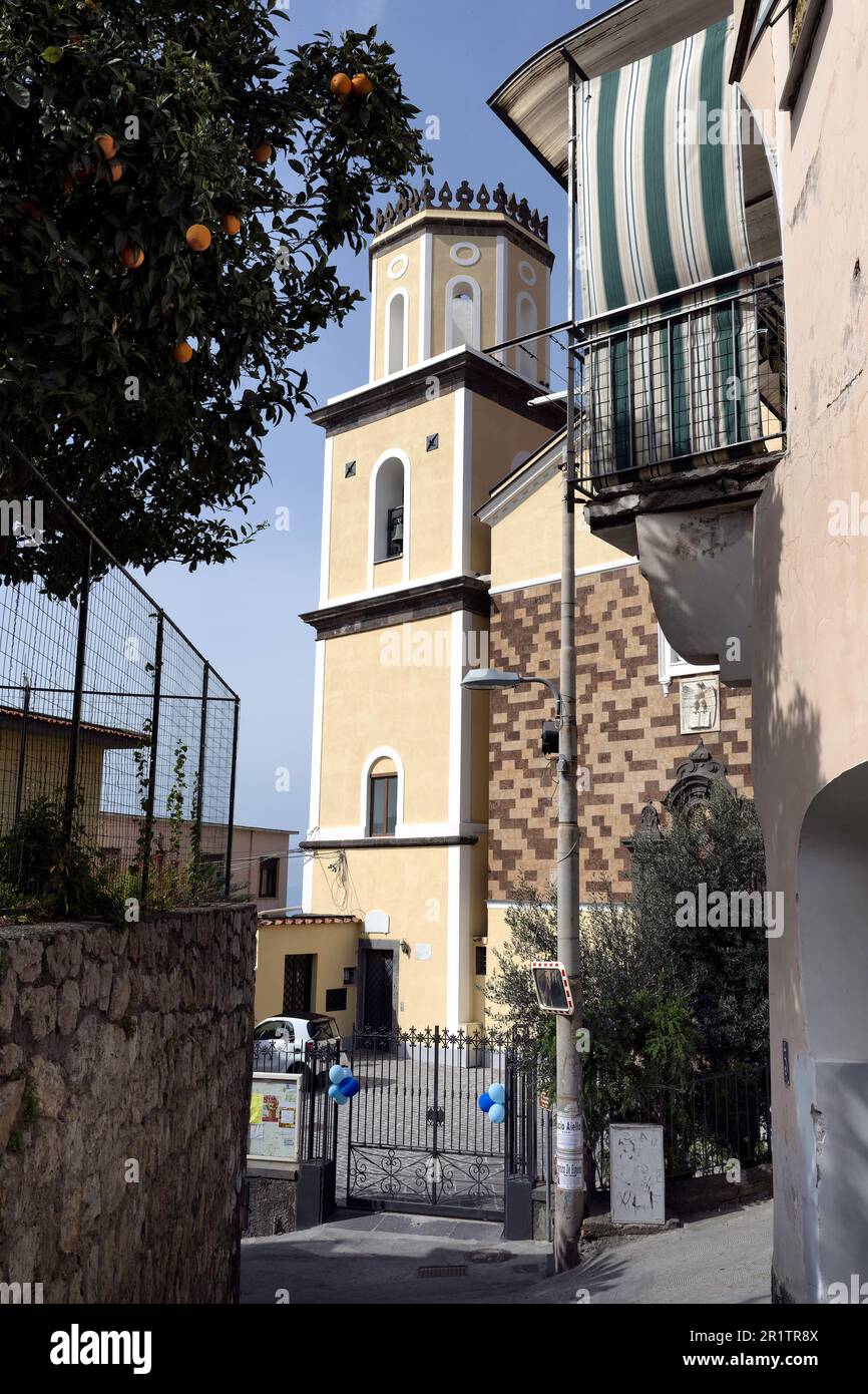 Chiesa Di San Giovanni Evangelista is in Bonea, Vico Equense Stock ...
