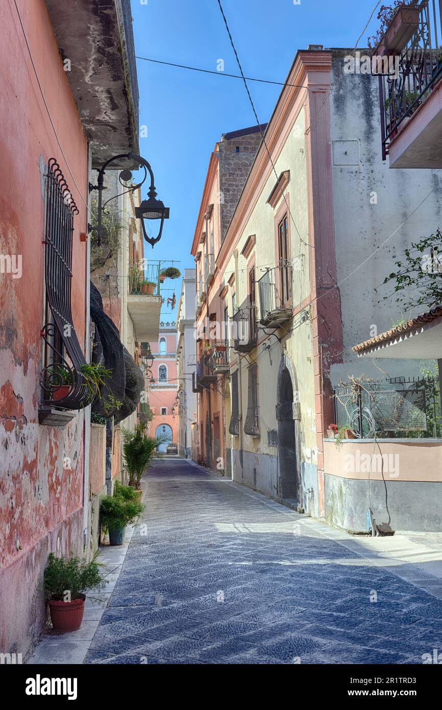 An attractive street in Vico Equense Stock Photo - Alamy
