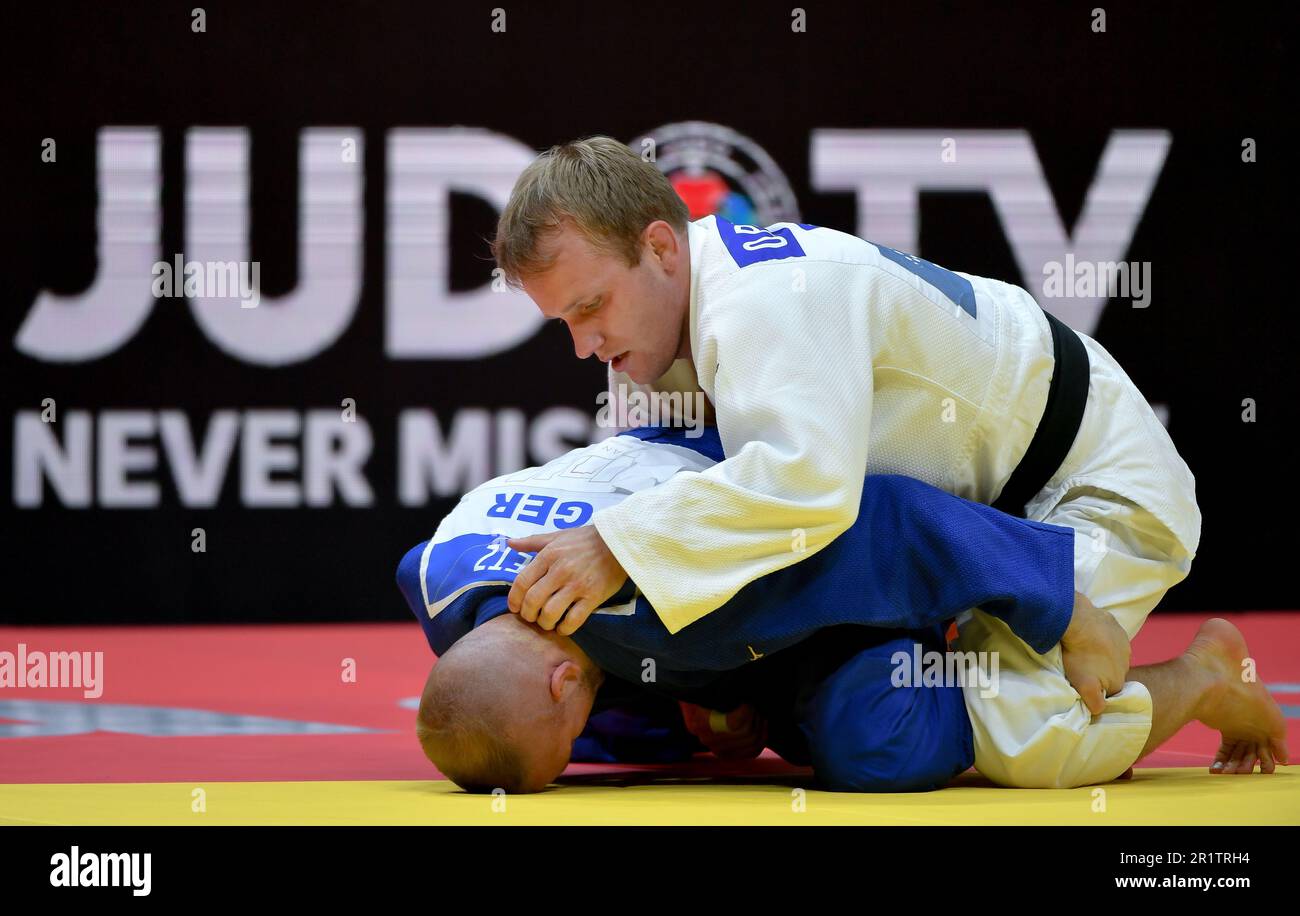 Doha, Qatar, 8 May 2023. Oscar Pertelson of Estonia in action in Men's ...