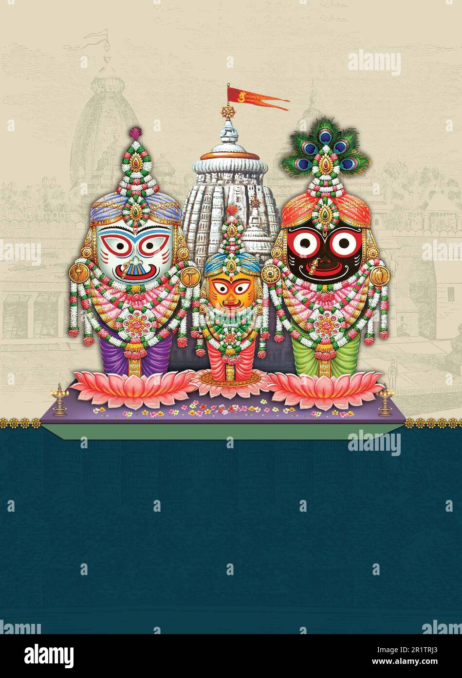 Hindu goddess illustration hi-res stock photography and images - Alamy