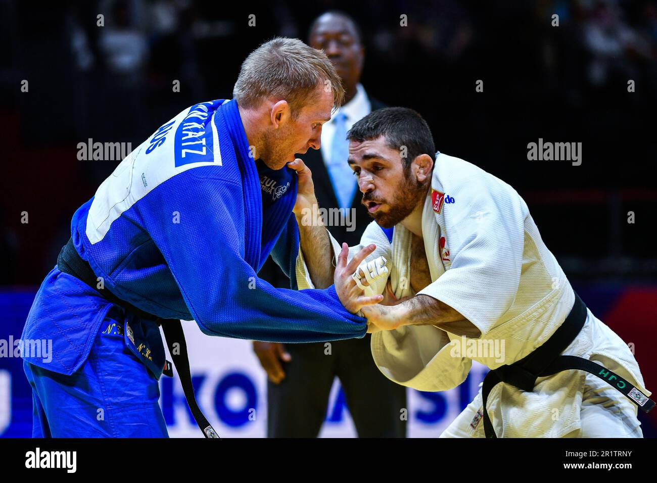 Doha, Qatar, 8 May 2023. Nathan Katz of Australia competes against ...