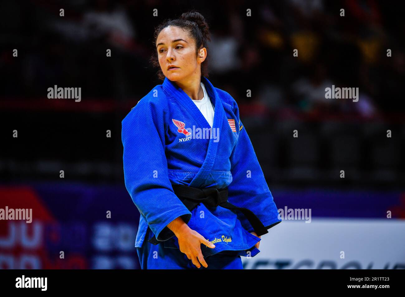 Doha, Qatar, 8 May 2023. Angelica Delgado of USA reacts in Women's ...