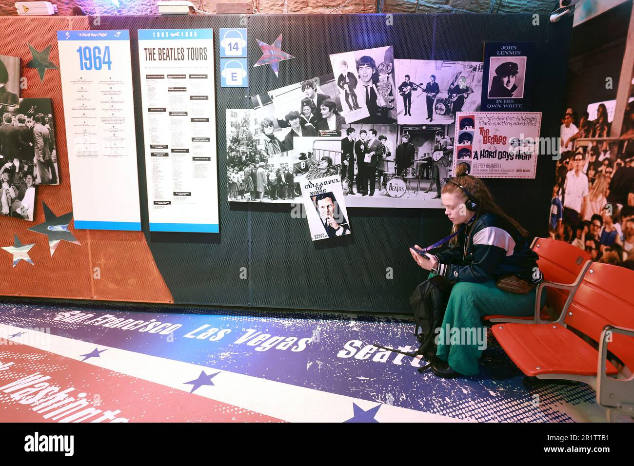 Liverpool, UK. 15th May, 2023. People visiting The Beatles Story ...