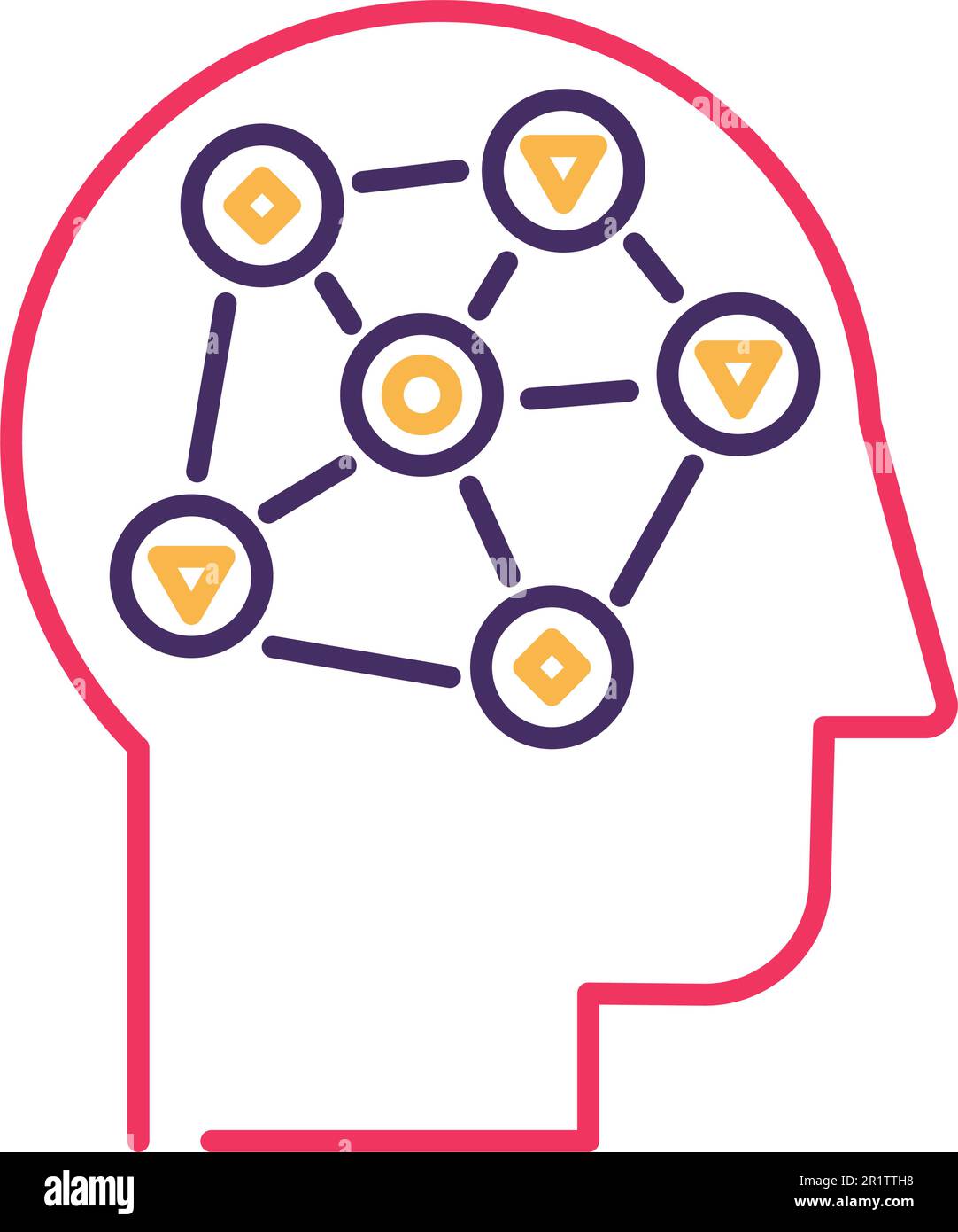 Data analysis linear vector icon on white background. Information ...