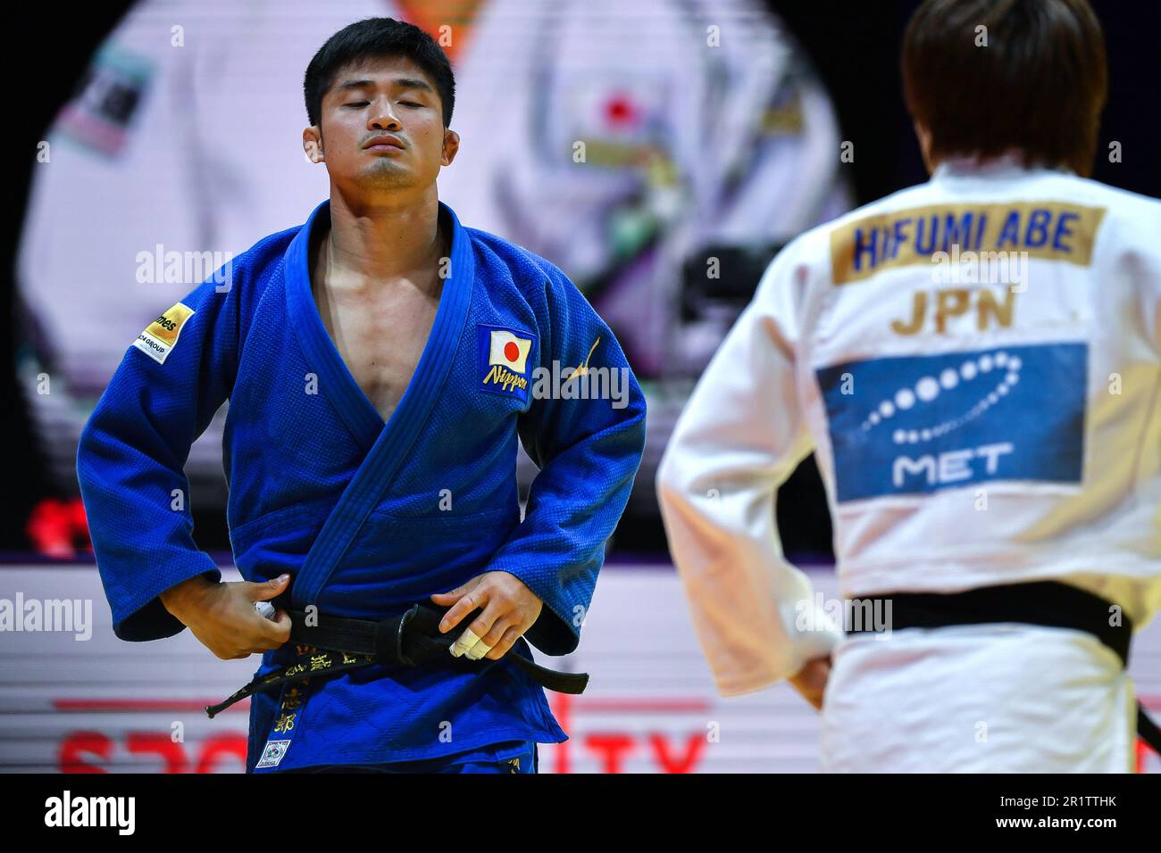 Doha, Qatar, 8 May 2023. Joshiro Maruyama of Japan reacts in Men's ...