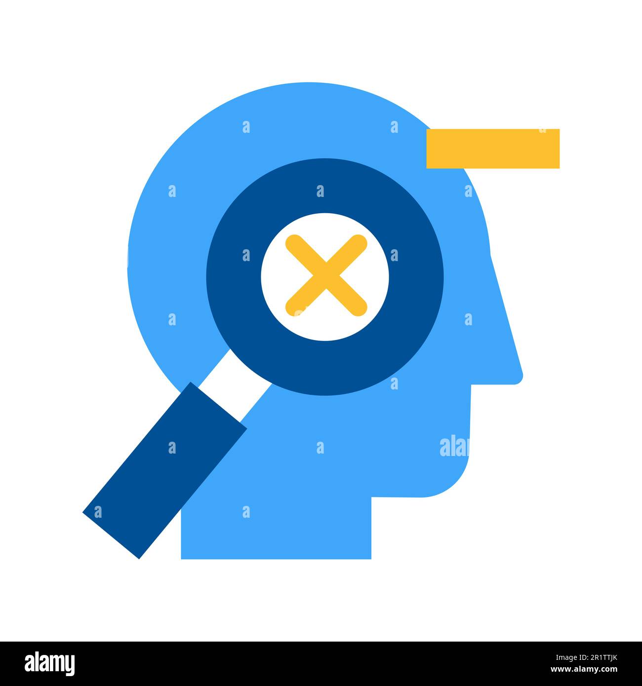 Mistakes correction flat vector pictogram on white background. Error ...