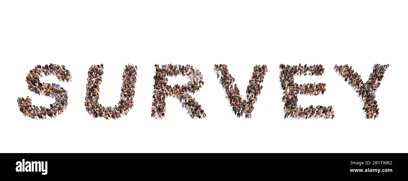 Concept conceptual large community of people forming the the word ...