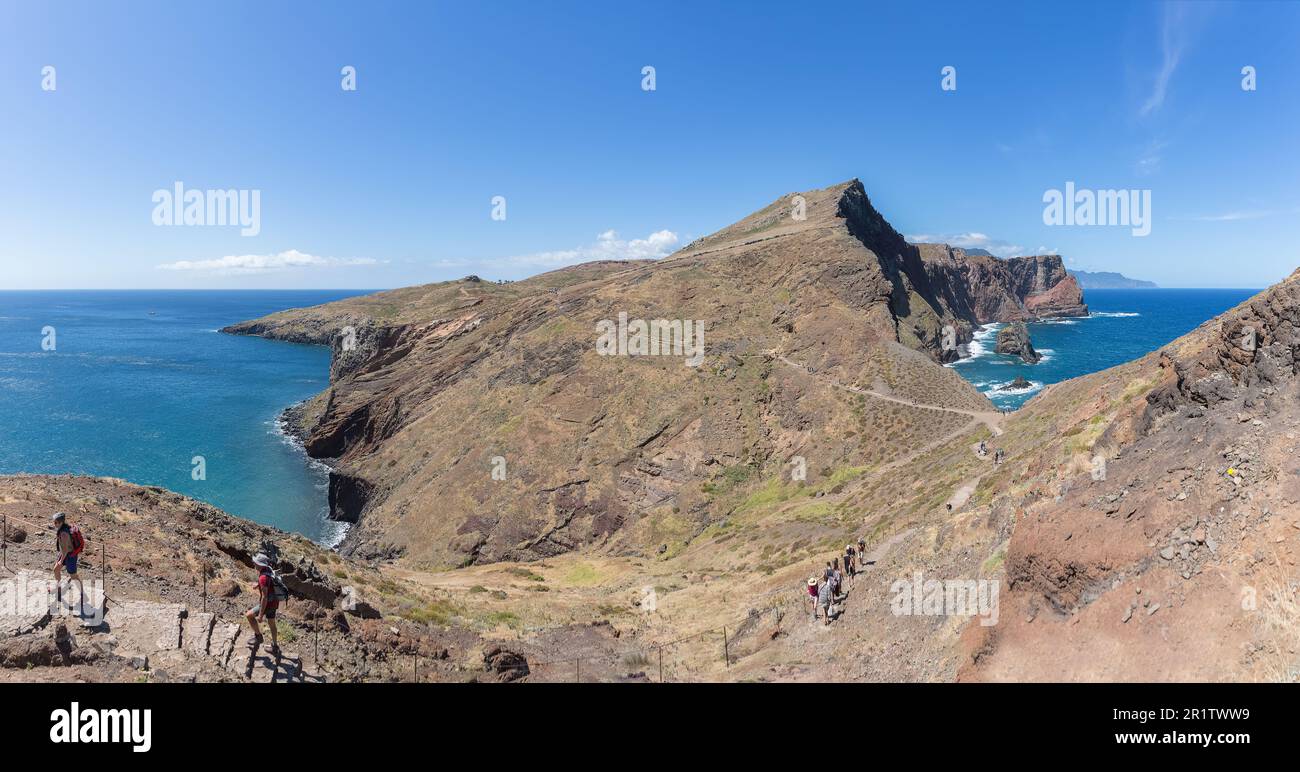 Madeira Island Portugal - 04 19 2023: Amazing panoramic view at the ...
