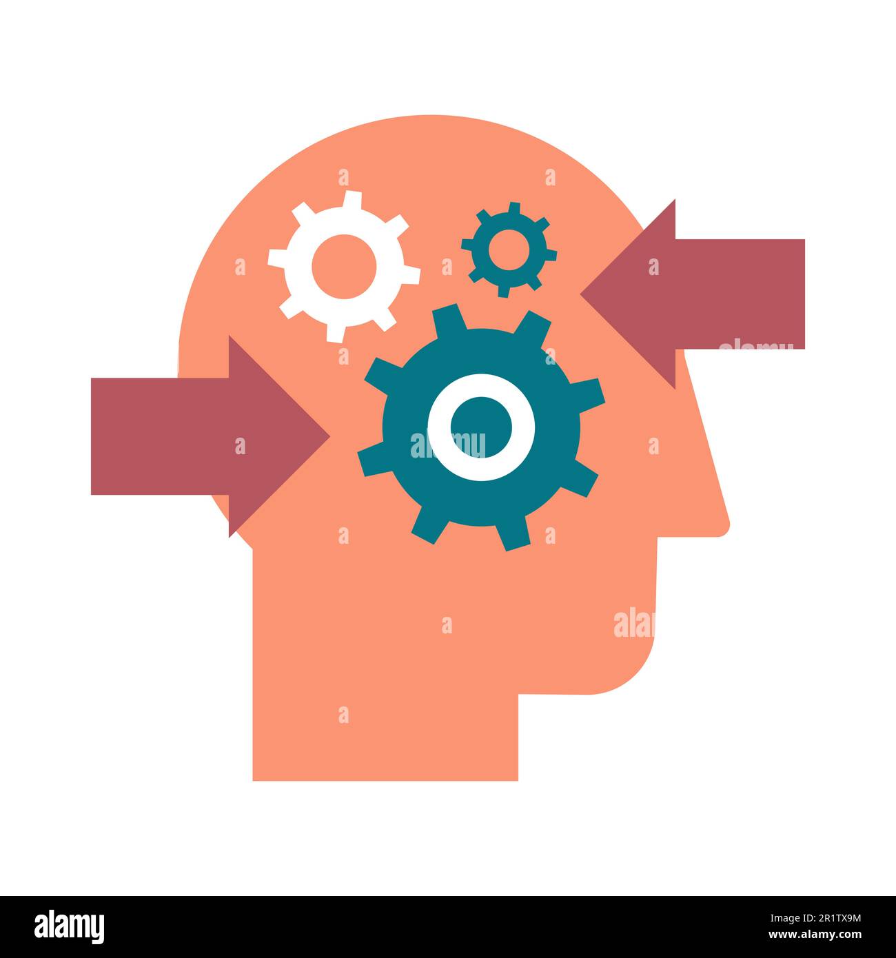 Decision making and problem analysis flat vector icon. Resolution planning color pictogram Stock ...