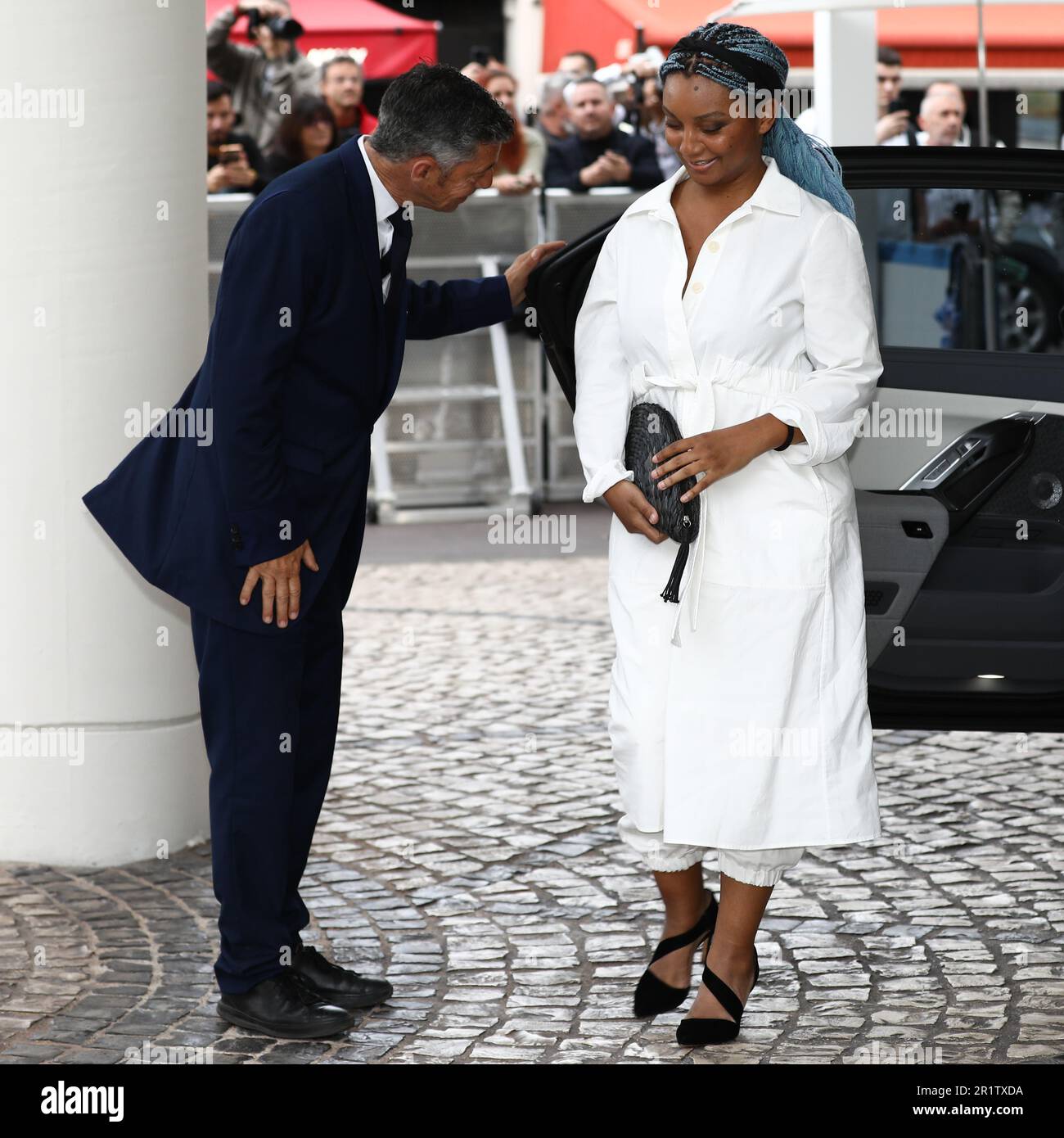 May 15, 2023, Cannes, CÃ´te d'Azur, France: Zambian filmmaker RUNGANO NYONI arrives for the ...