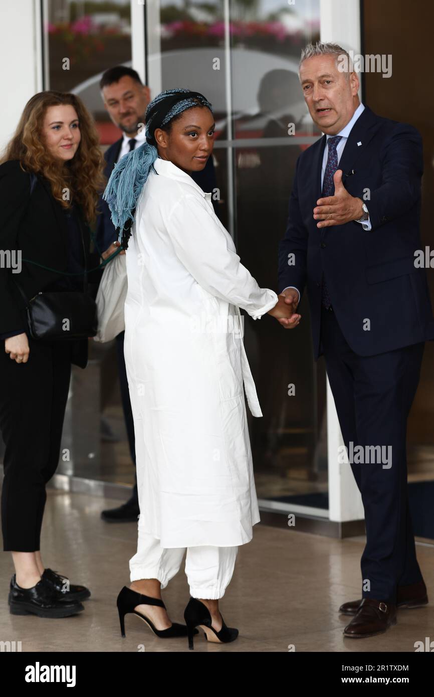 May 15, 2023, Cannes, CÃ´te d'Azur, France: Zambian filmmaker RUNGANO NYONI arrives for the ...