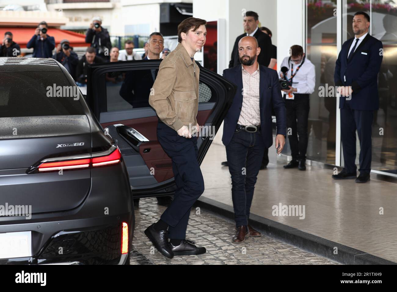 May 15, 2023, Cannes, CÃ´te d'Azur, France: US actor PAUL DANO arrives for the Dinner of the ...