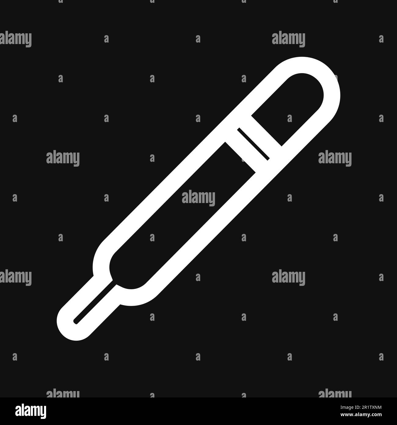 Positive pregnancy test black linear vector icon. Medical tool ...
