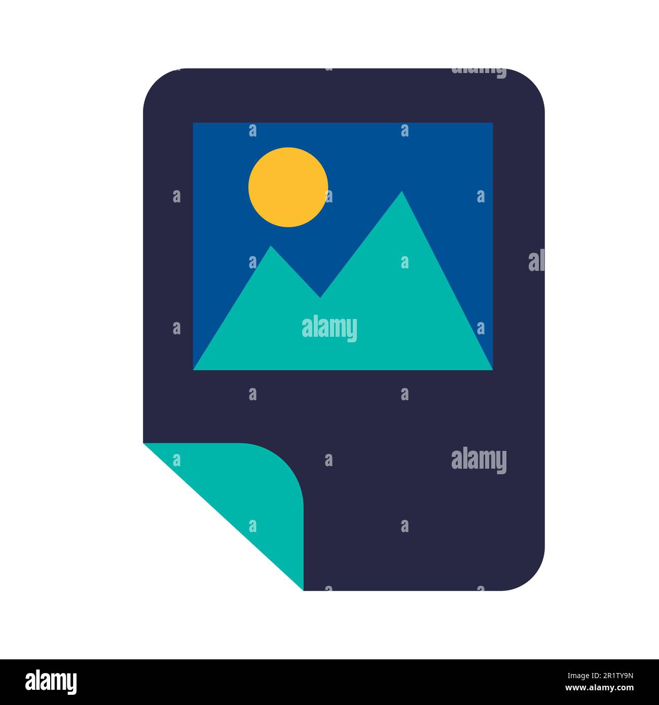 Image electronic file symbol glyph vector illustration. Digital gallery ...