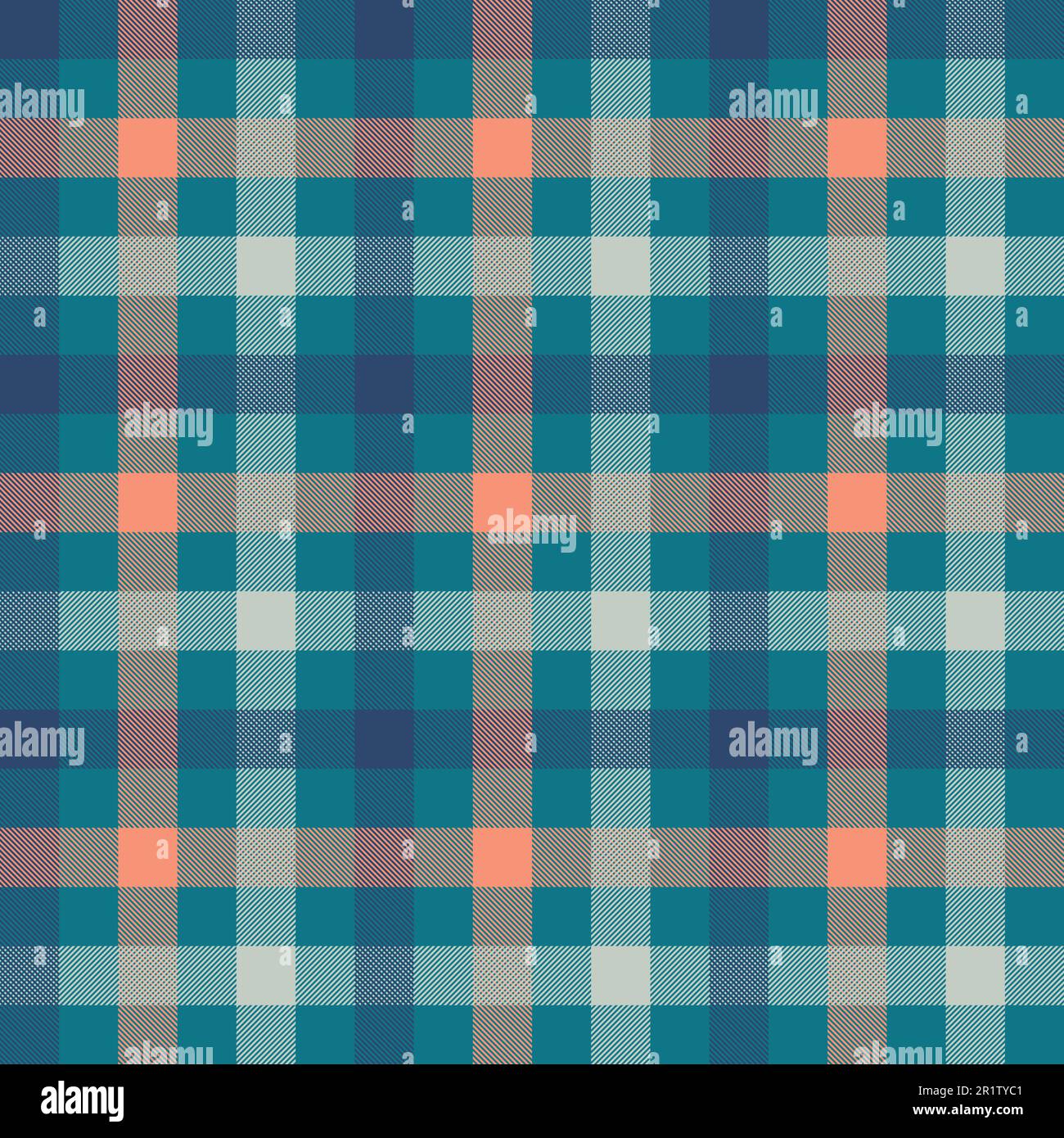 Tartan multicolor seamless vector pattern. Flannel fabric texture ...