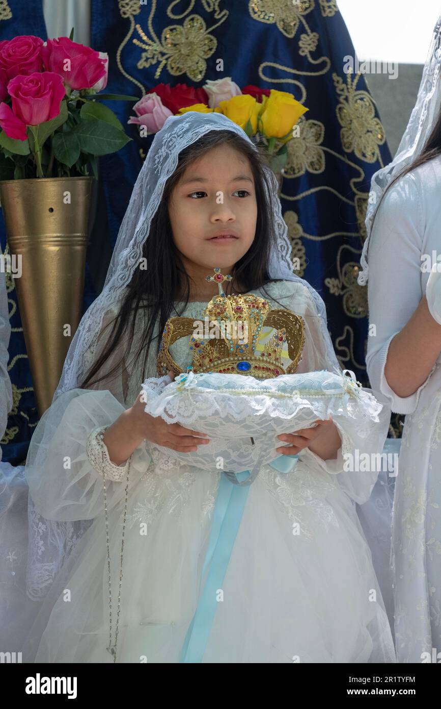 An 8 year old Hispanic girl from Corona who performed the Roman ...