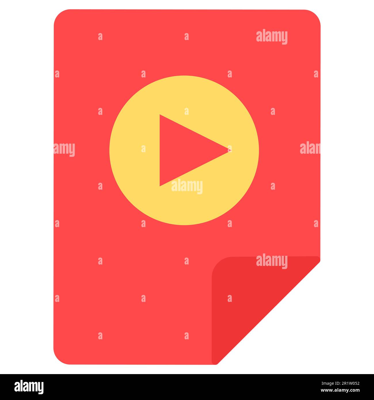 Play symbol flat vector icon. Audio, video, music player button. Resume sign. Multimedia symbol ...