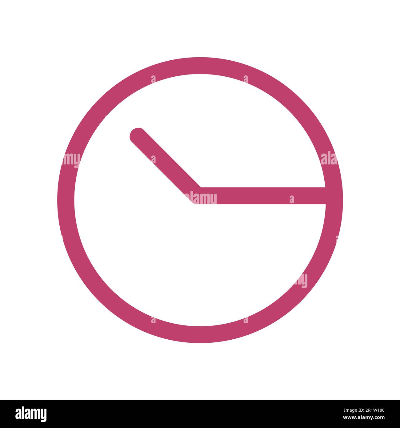 Clock with arrows thick line vector icon. Time measuring device ...