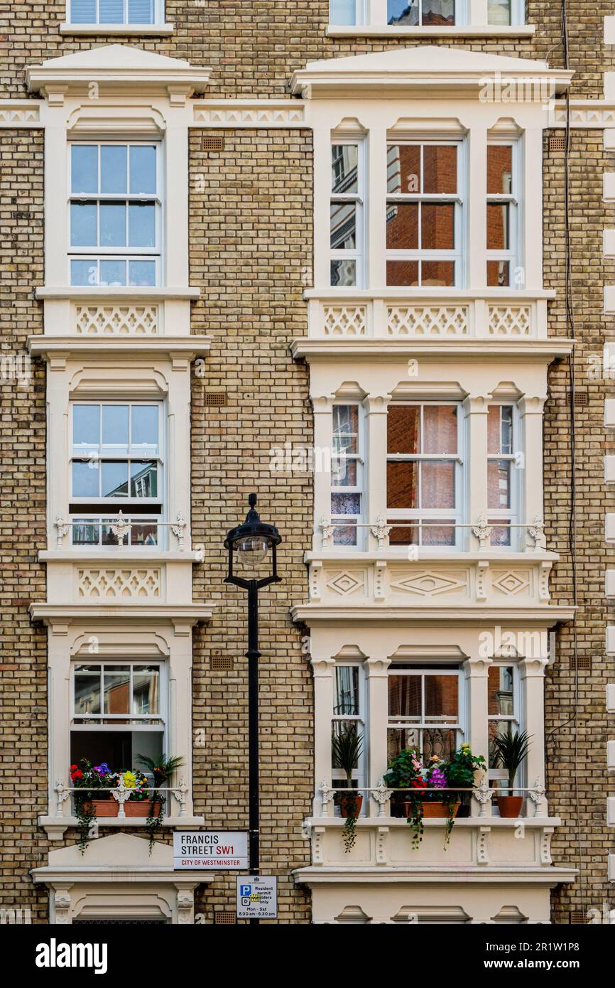 Apartments, Francis Street, London, England Stock Photo - Alamy