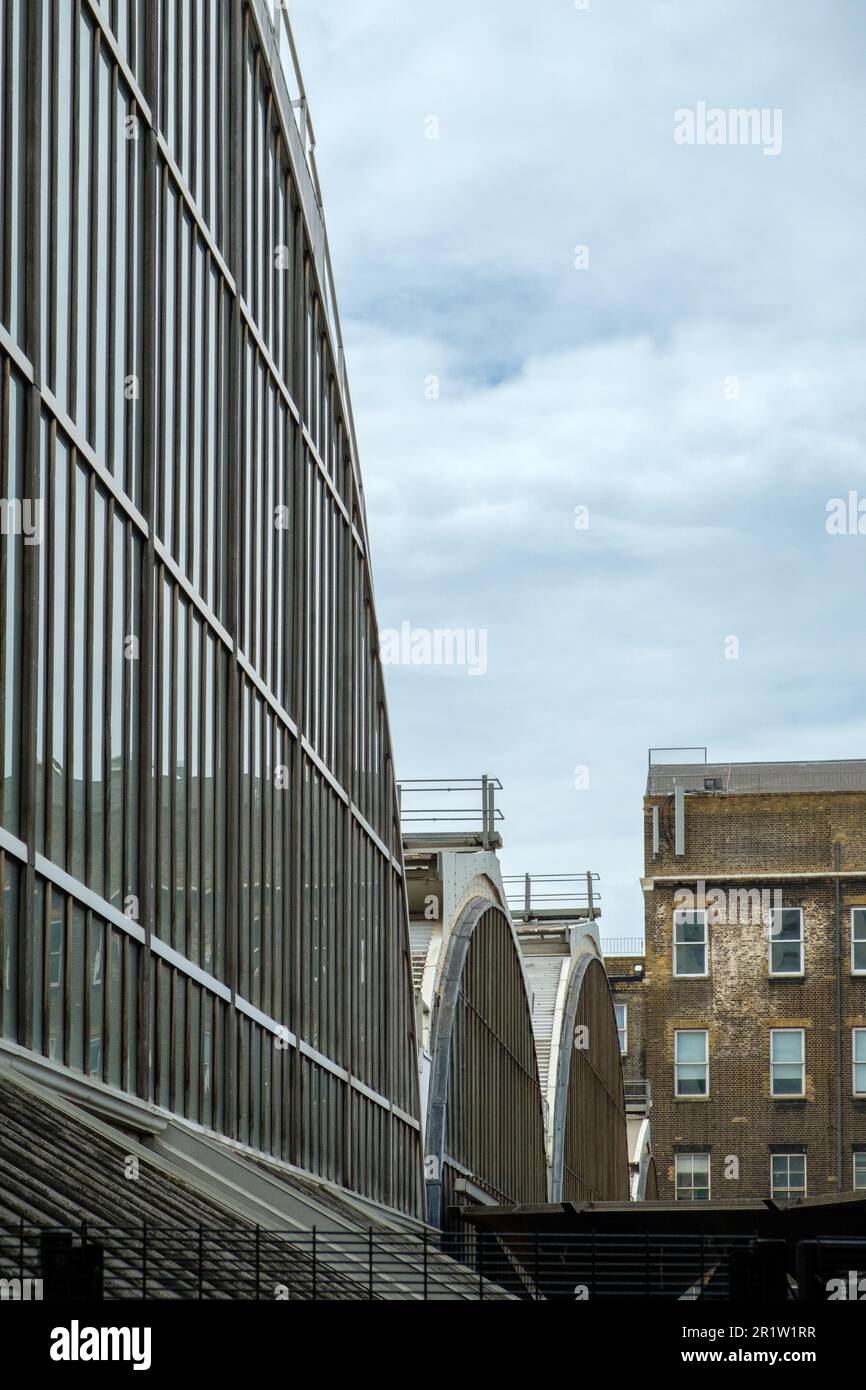 Iron Framed Glass Roof, Paddington Station, , London, England Stock ...