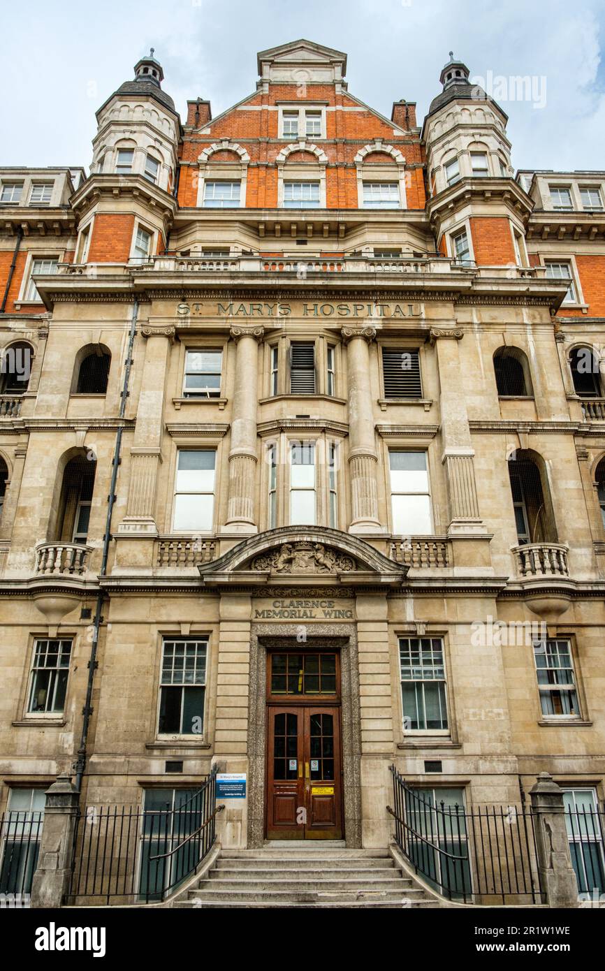 Clarence Memorial Wing, St Marys Hospital, Praed Street, London ...