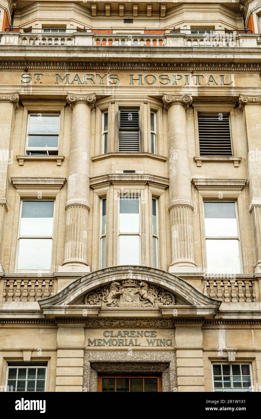 Clarence Memorial Wing, St Marys Hospital, Praed Street, London ...