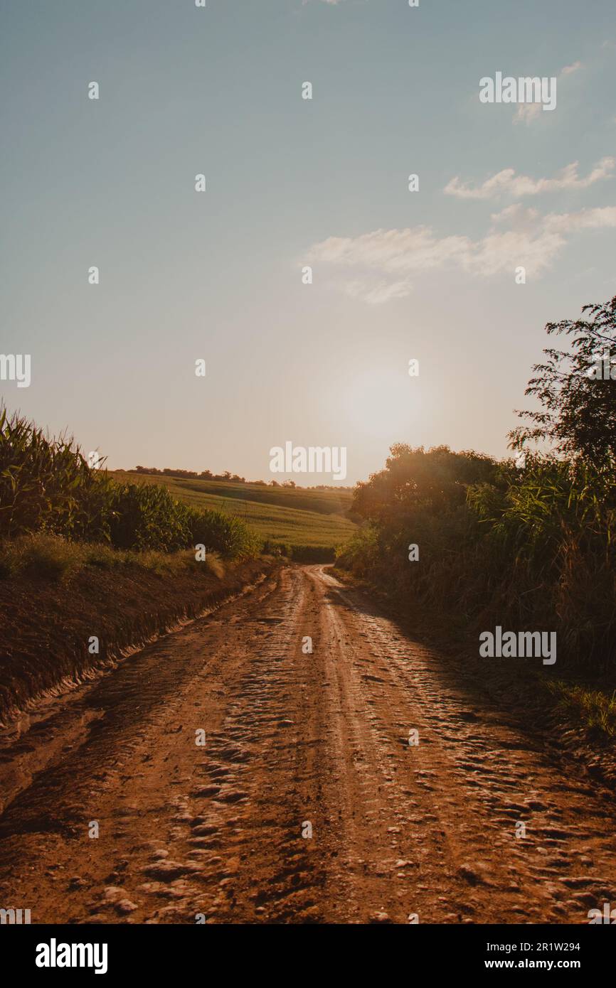 Red dust mud road hi-res stock photography and images - Alamy