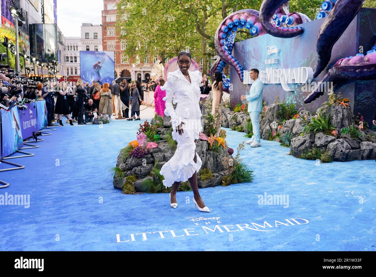 Sienna King upon arrival for the premiere of The Little Mermaid, in ...