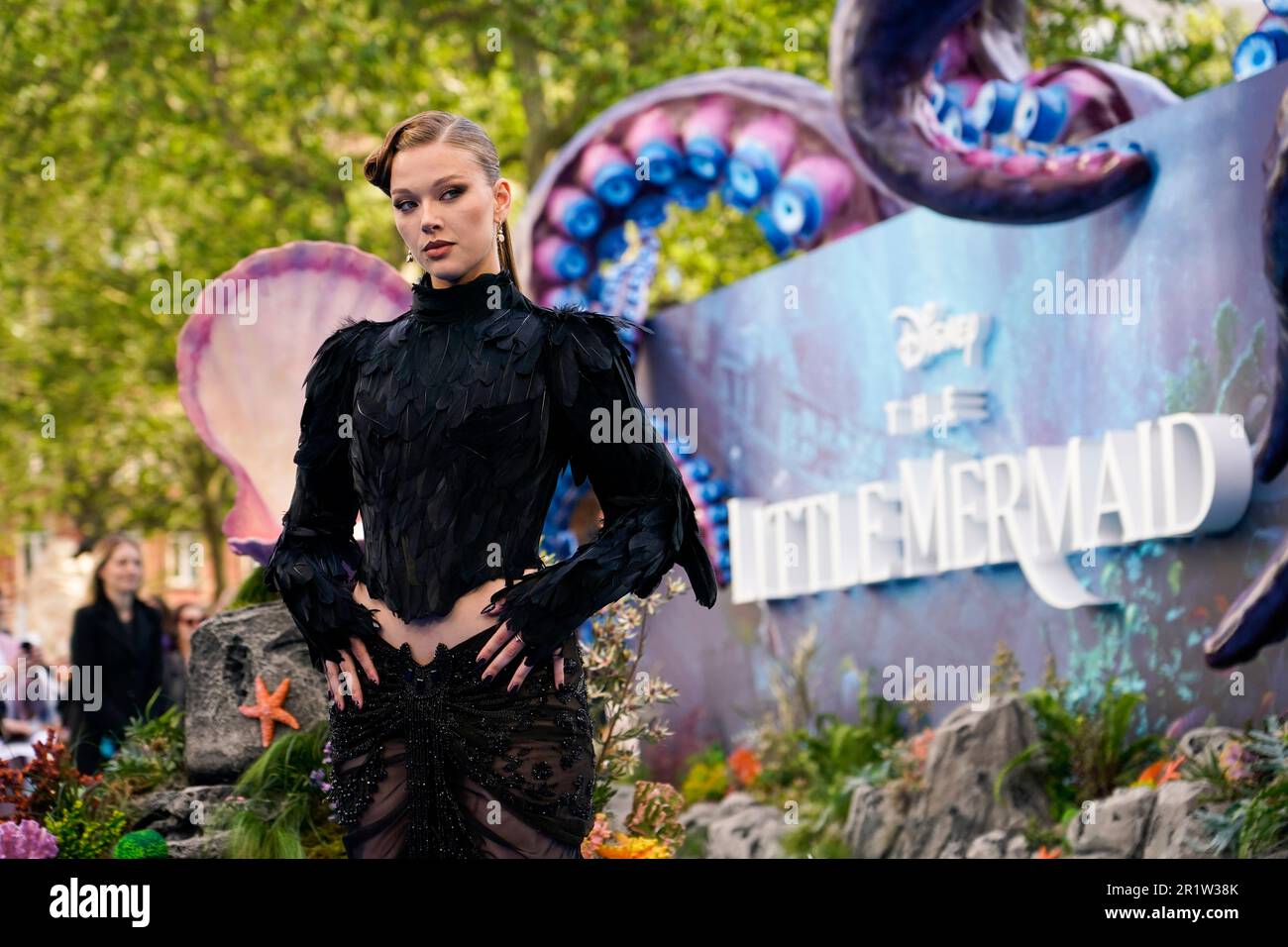 Jessica Alexander upon arrival for the premiere of The Little Mermaid ...