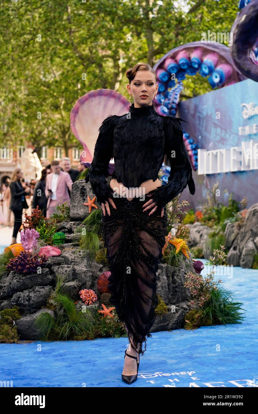 Jessica Alexander upon arrival for the premiere of The Little Mermaid ...