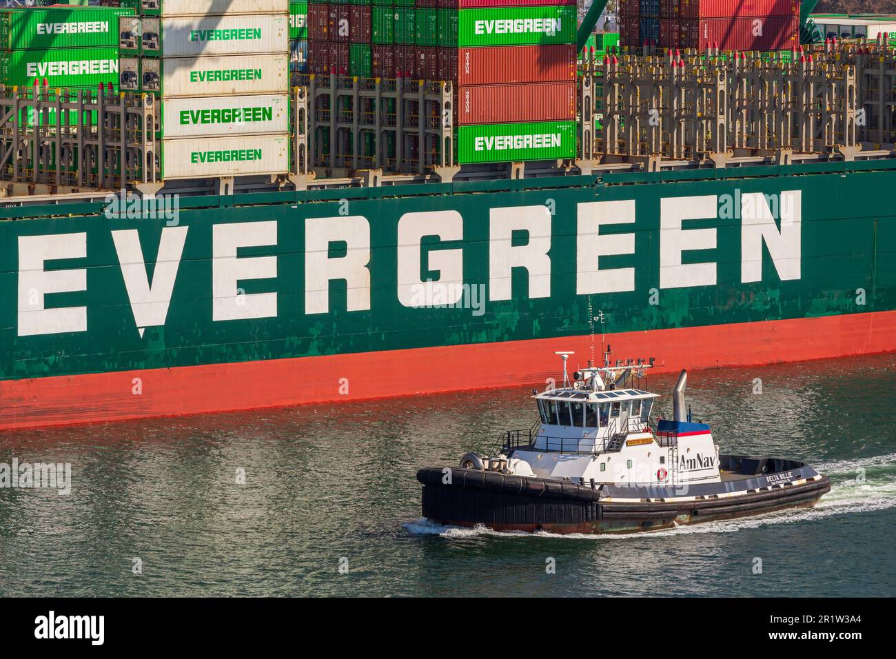 Evergreen Container Terminal, Port of Los Angeles, San Pedro, Southern ...