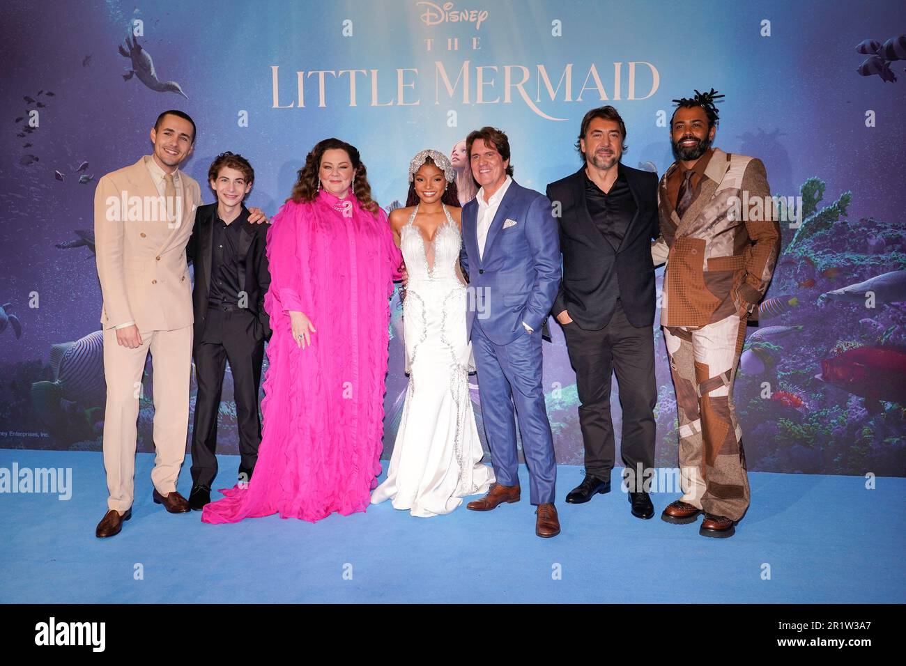 Jonah Hauer-King, Jacob Tremblay, Melissa McCarthy, Halle Bailey, Rob Marshall, Javier Bardem ...