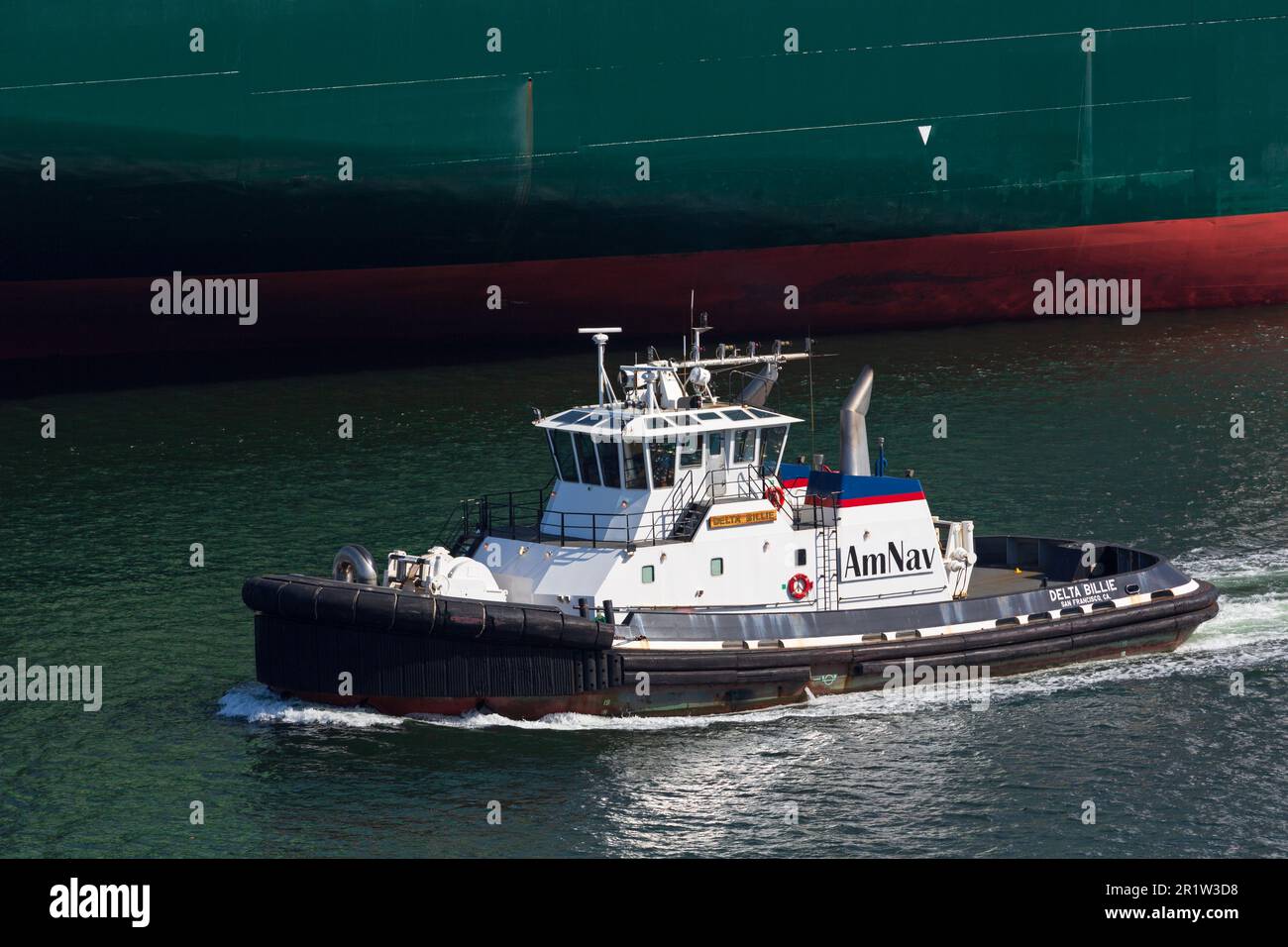 Tugboat, Port of Los Angeles, San Pedro, Southern California, USA Stock ...